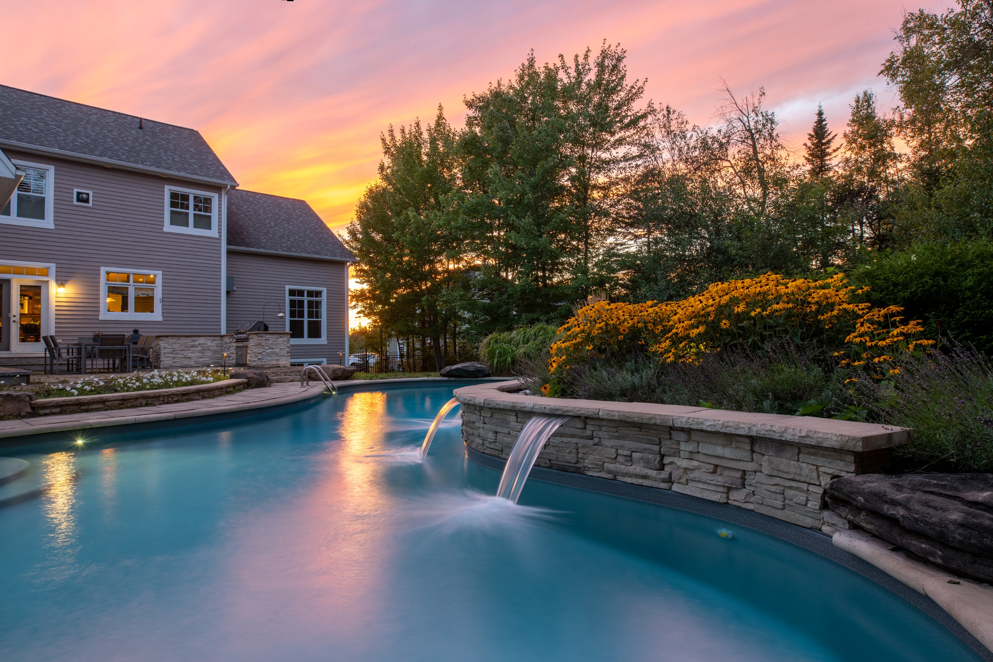 Curvilinear Layout Project | Waterworks Pools & Spas